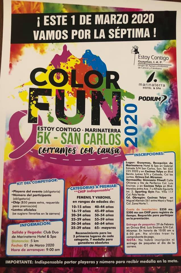 Color Fun Run March 1 2020 Estoy Contigo Fundraiser