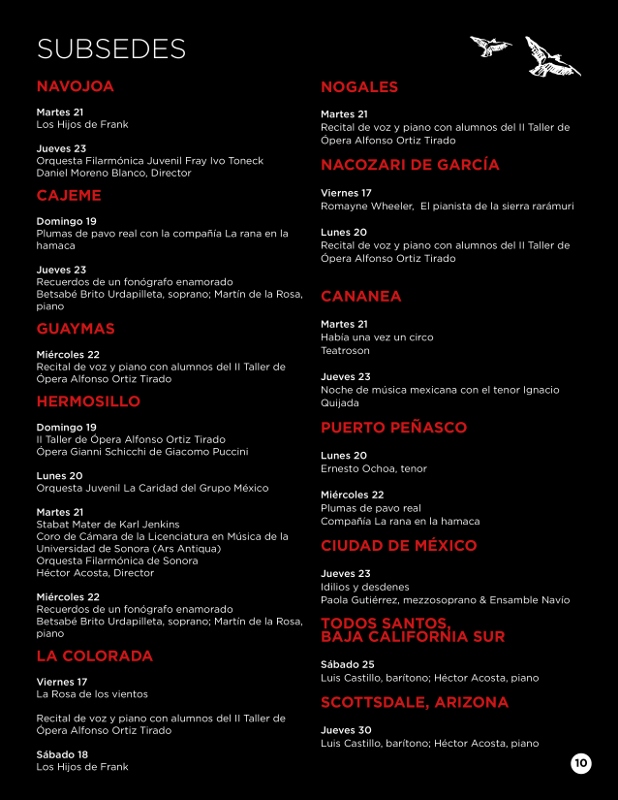 FAOT Music Festival in Alamos, 2021 | Festival Alfonso Ortiz Tirado